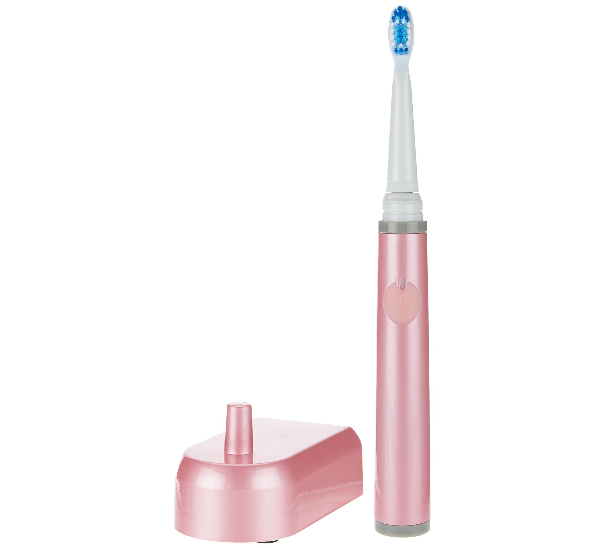 Pop Sonic Rechargeable Toothbrush with Cap & Brush Heads - QVC.com