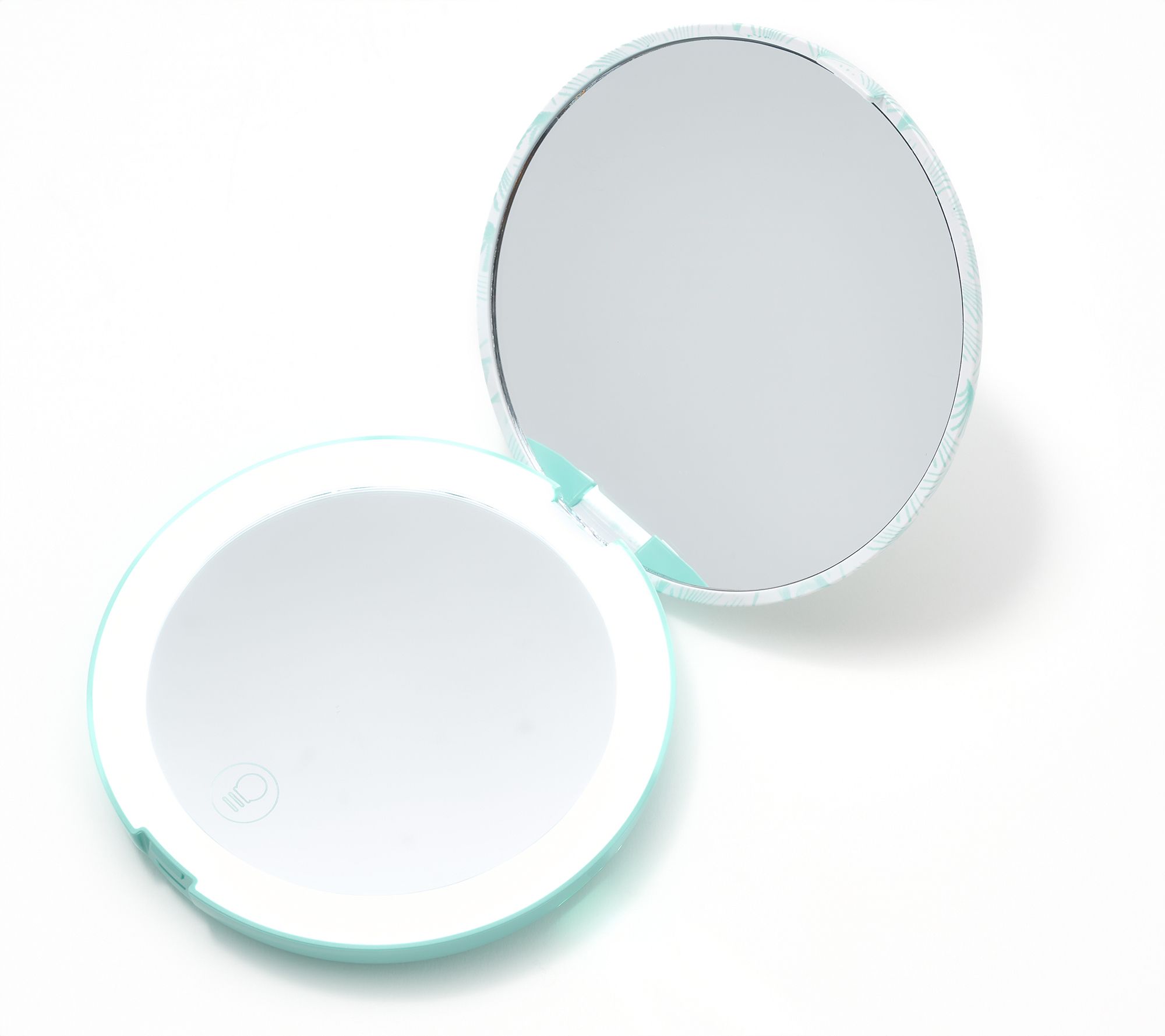 Pop Sonic Rechargeable Compact Mirror with 1X / 7X Magnification - QVC.com