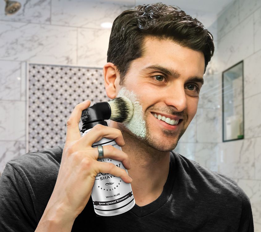 Legacy Shave Ultimate Shave Set of 2 Shave Brushes & Shaving Cream ...