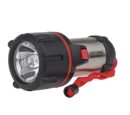 Craftsman Set of 3 Endurable LED Flashlights with Batteries - QVC.com