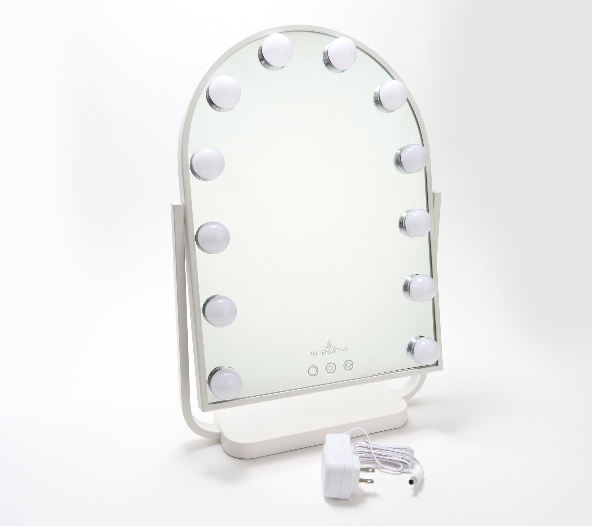 Impressions Vanity Curva Arch LED Hollywood Makeup Mirror - QVC.com