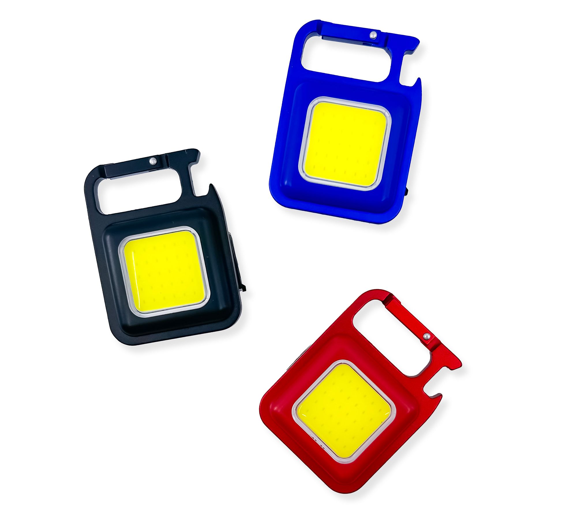 "As Is" Flipo Set/3 600 Lumen COB Rechargable Mini Worklights - QVC.com