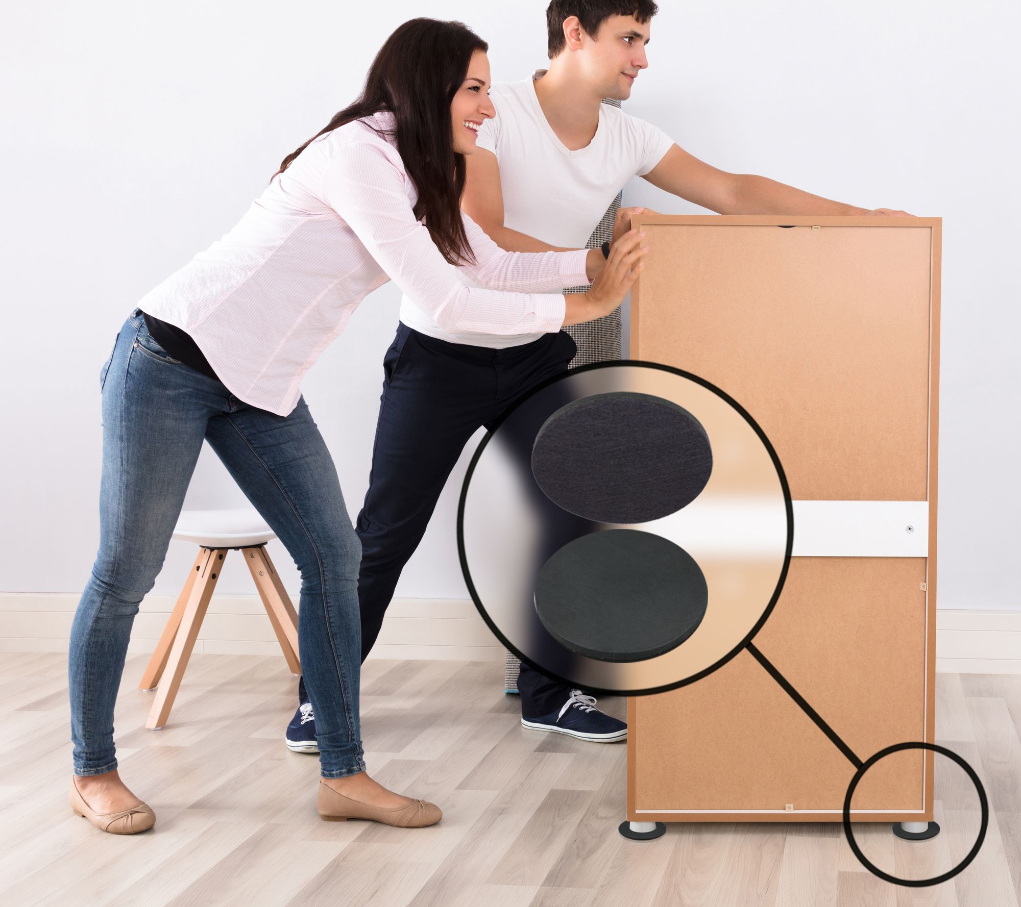 "As Is" Slipstick Gorilla Pads 68 pc Furniture Sliders - QVC.com