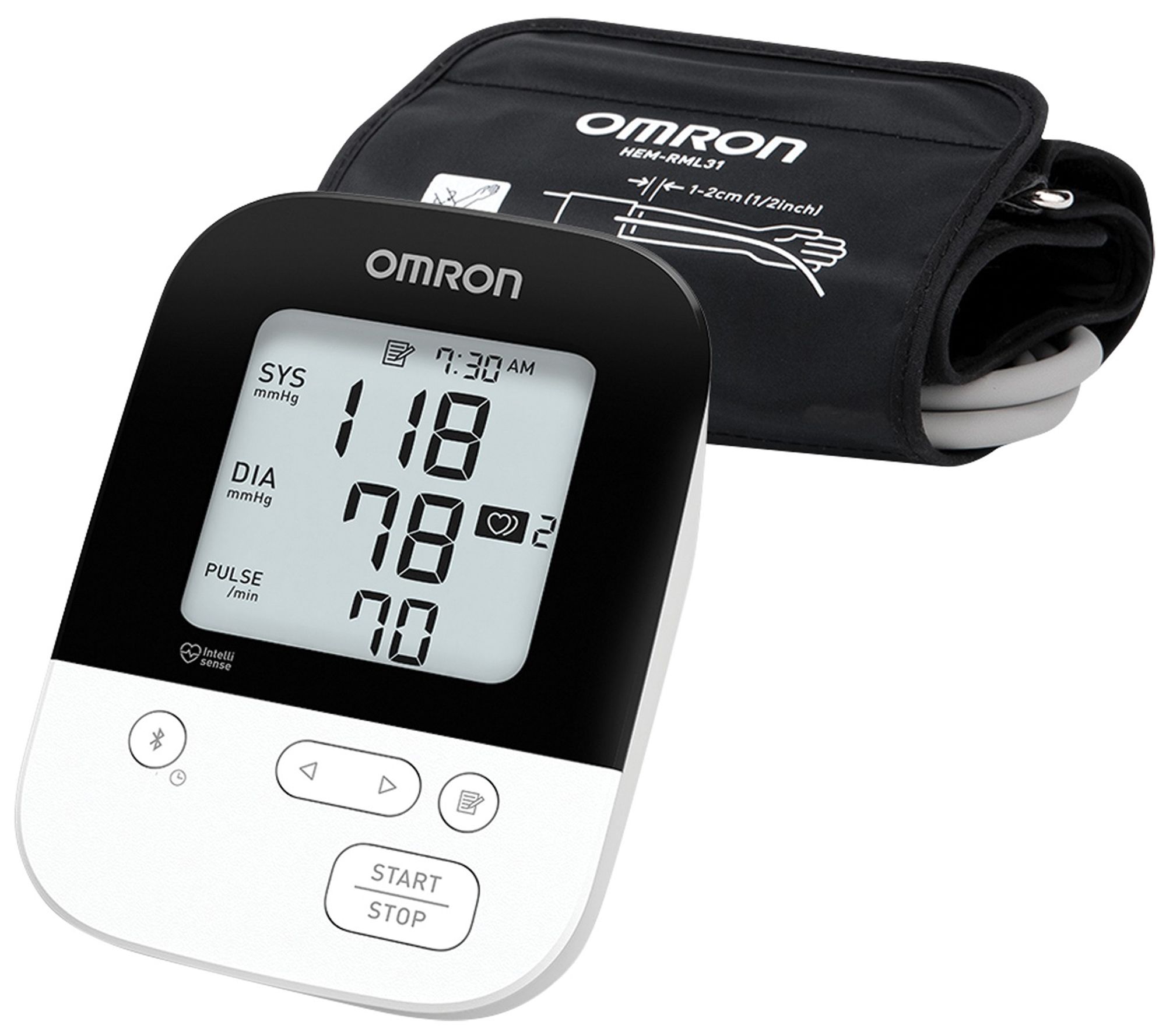 Omron 5 Series Upper Arm Blood Pressure Monitor Small Cuff QVC