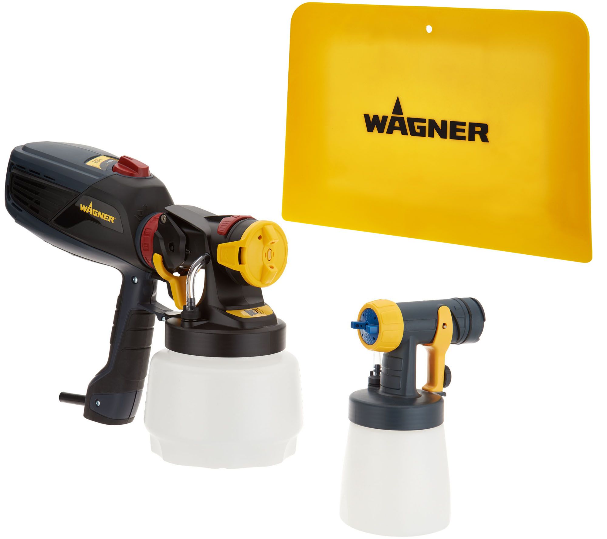 Wagner Flexio Paint Sprayer with Detail Finish Nozzle & Spray Shield ...