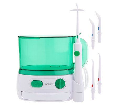 Interplak Dental Water Jet with Microban & 7 Settings - QVC.com