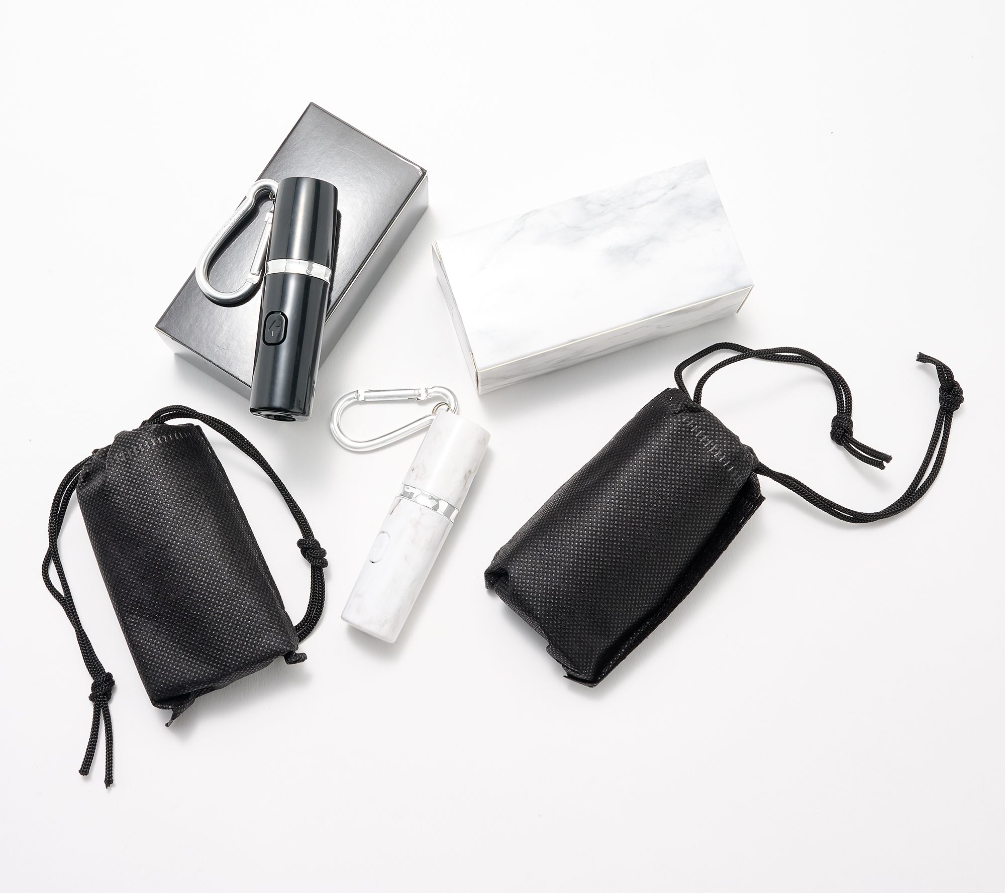 SecureBrite Set of 2 Rechargeable Lipstick Alarms w/ Light - QVC.com