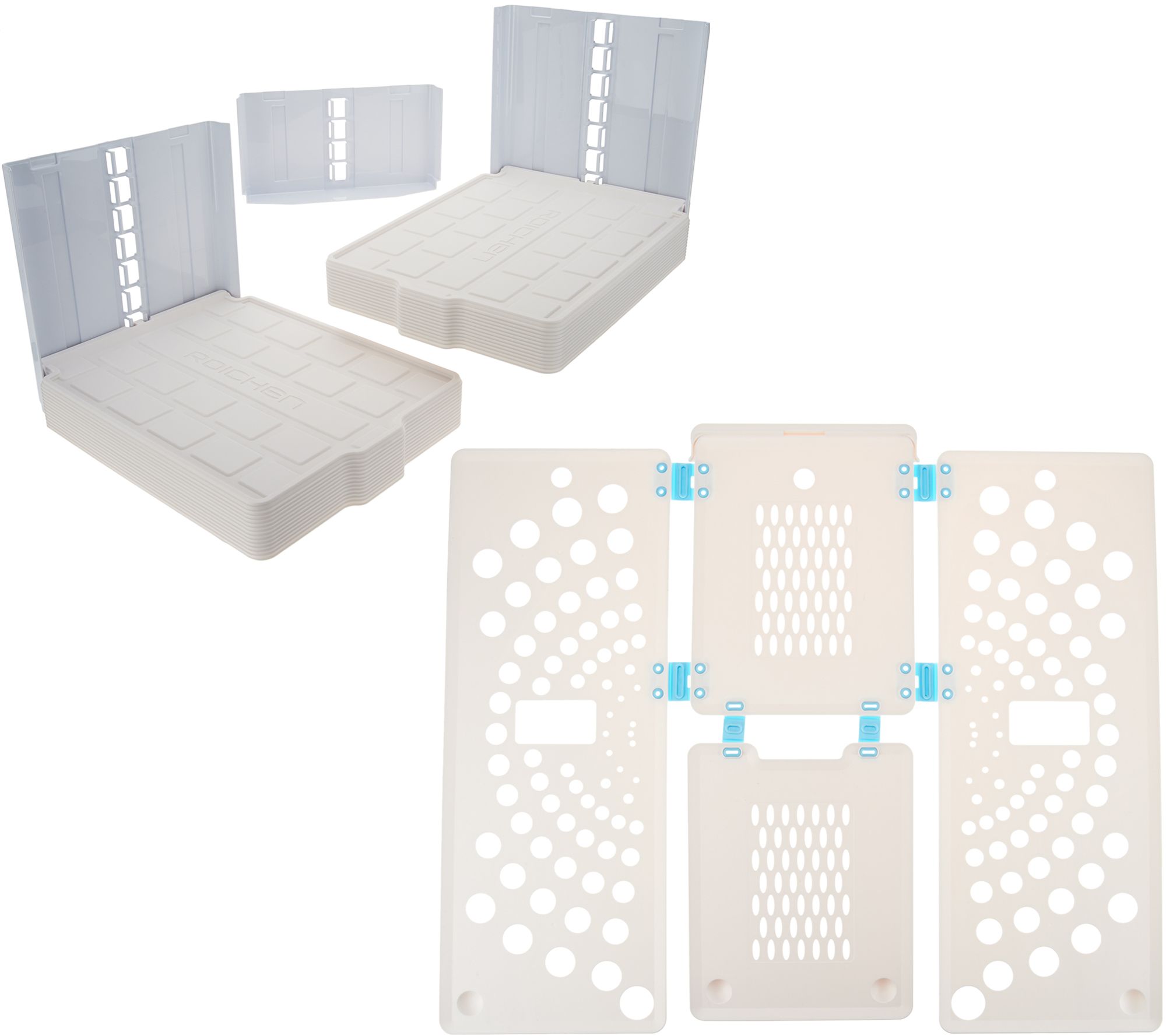 Set of 25 Folding Easy Trays w/ Folding Board - QVC.com