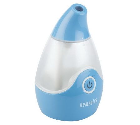 HoMedics Personal Size Ultrasonic Day or Night Humidifier - QVC.com