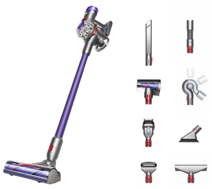 (QVC) Dyson V8 Extra De-tangle Cordless Vacuum with 8 Tools ...