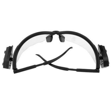 Safety Glasses with Built-In Ultra Bright LED Light - QVC.com