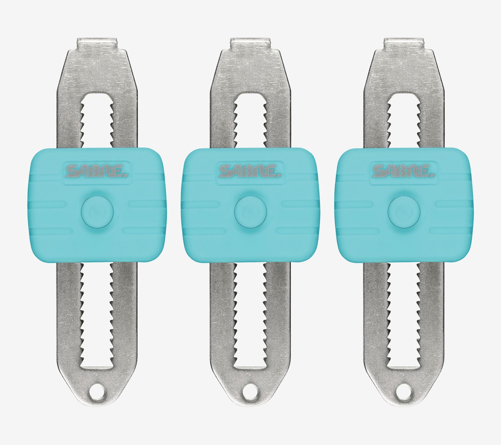 Sabre Set of 3 Compact Travel Door Locks with Gift Boxes - QVC.com