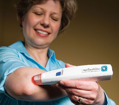 Laser Touch One Handheld Pain Therapy Device with Gel - QVC.com
