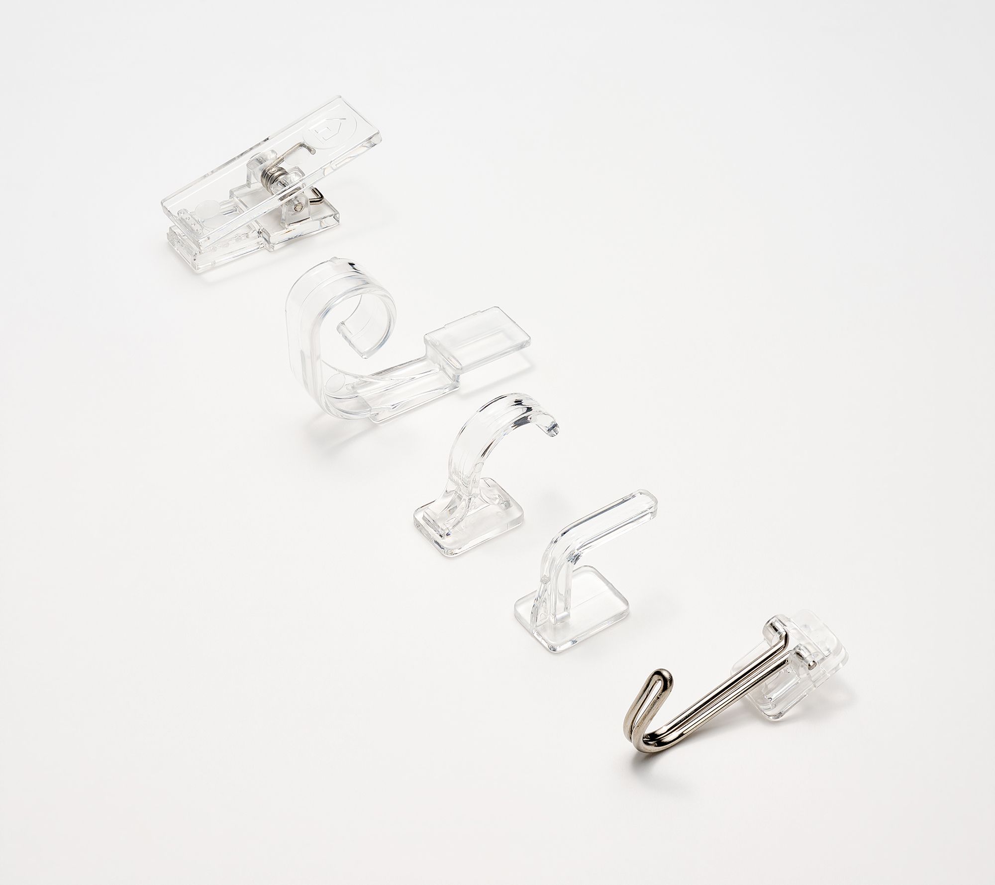 Simple Living Solutions 40ct Stick & Click Hooks - QVC.com