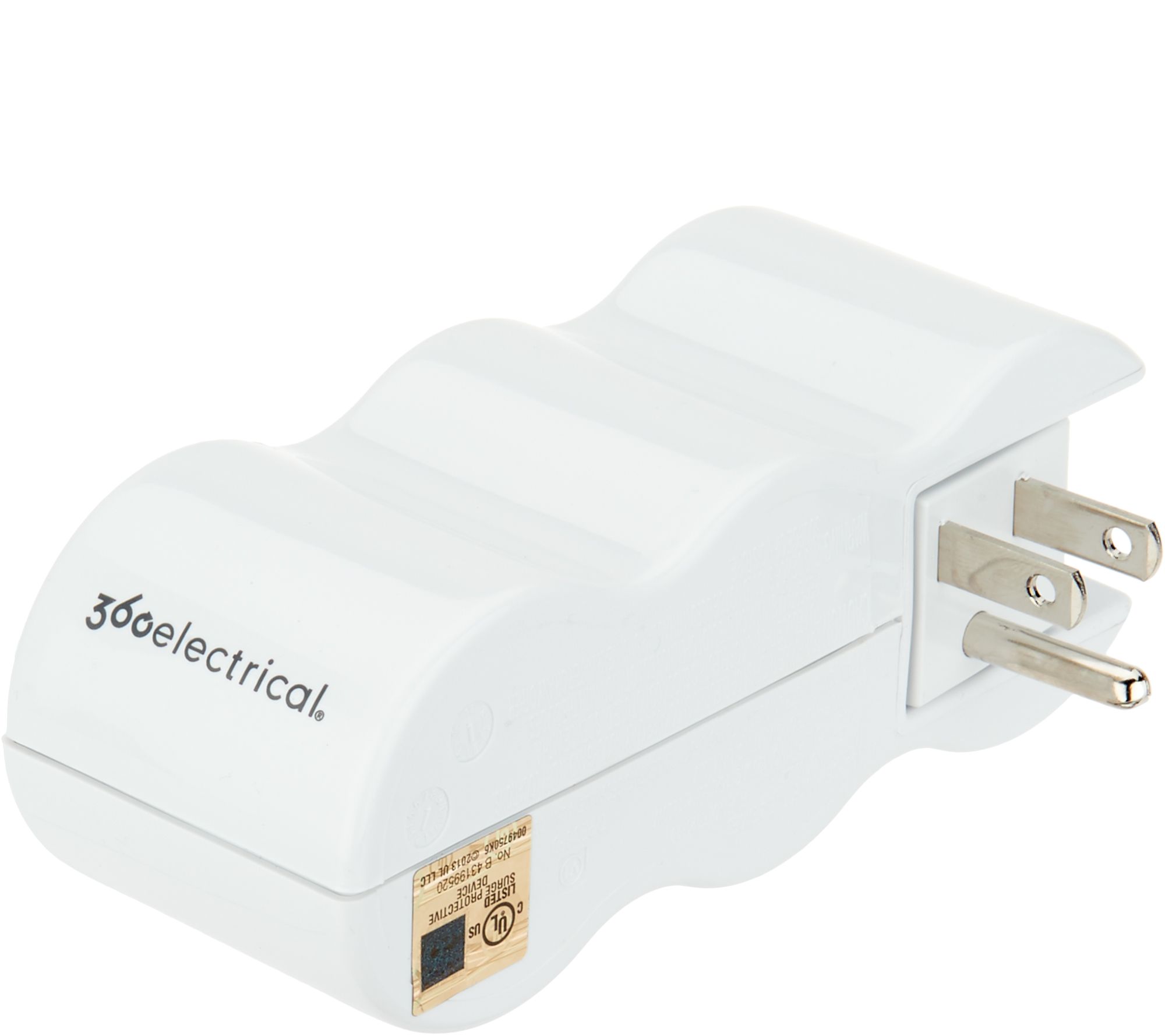 S/2 PowerCurve Mini Surge Protector by 360 Electrical - QVC.com