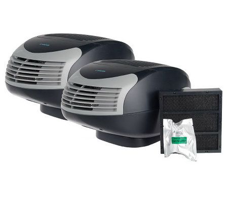 Amcor Set of 2 Air Purifier/ Ionizers with 5-stage Filter - QVC.com