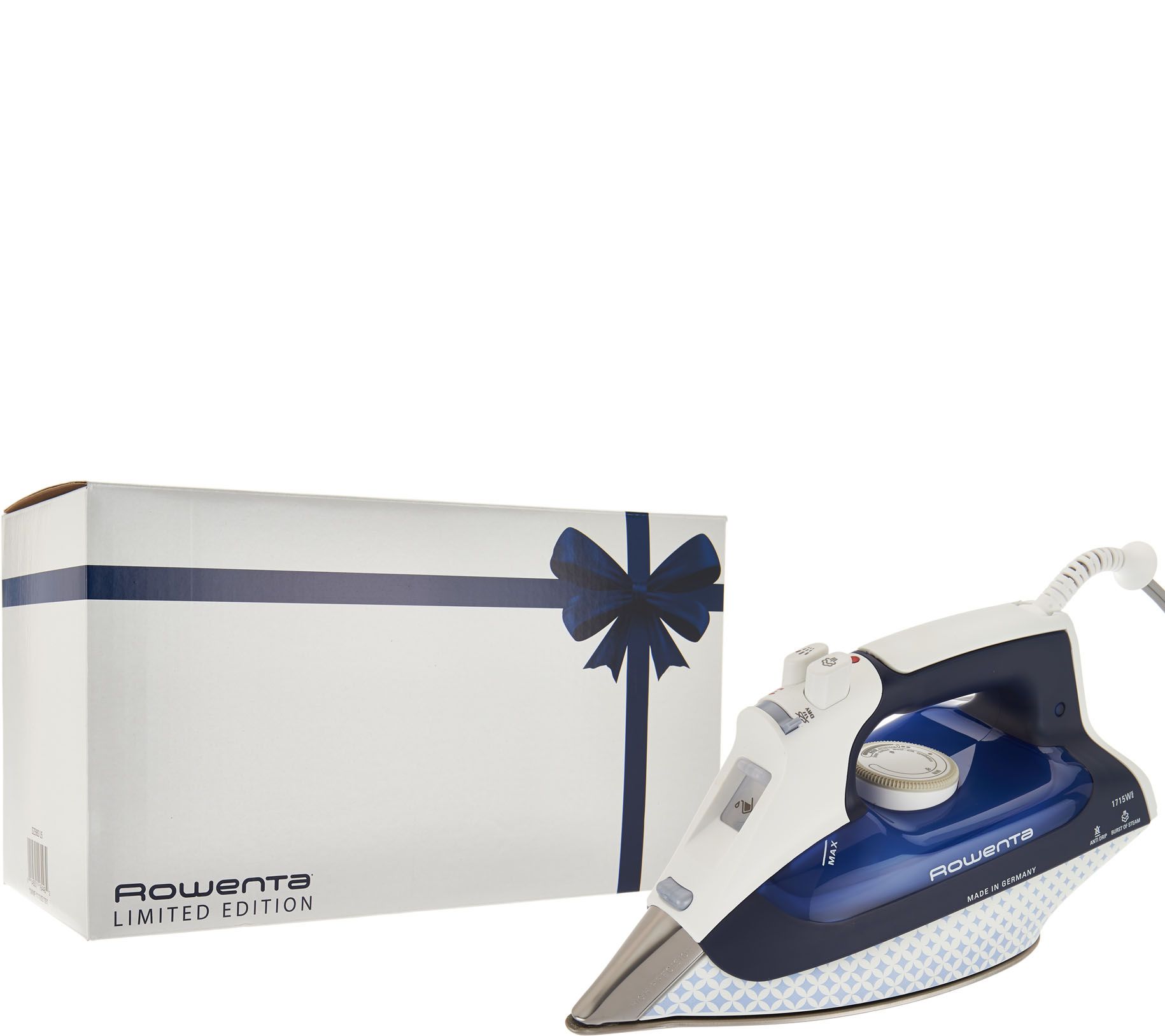 Rowenta 1715 Watt Focus Steam Iron with Gift Box - QVC.com