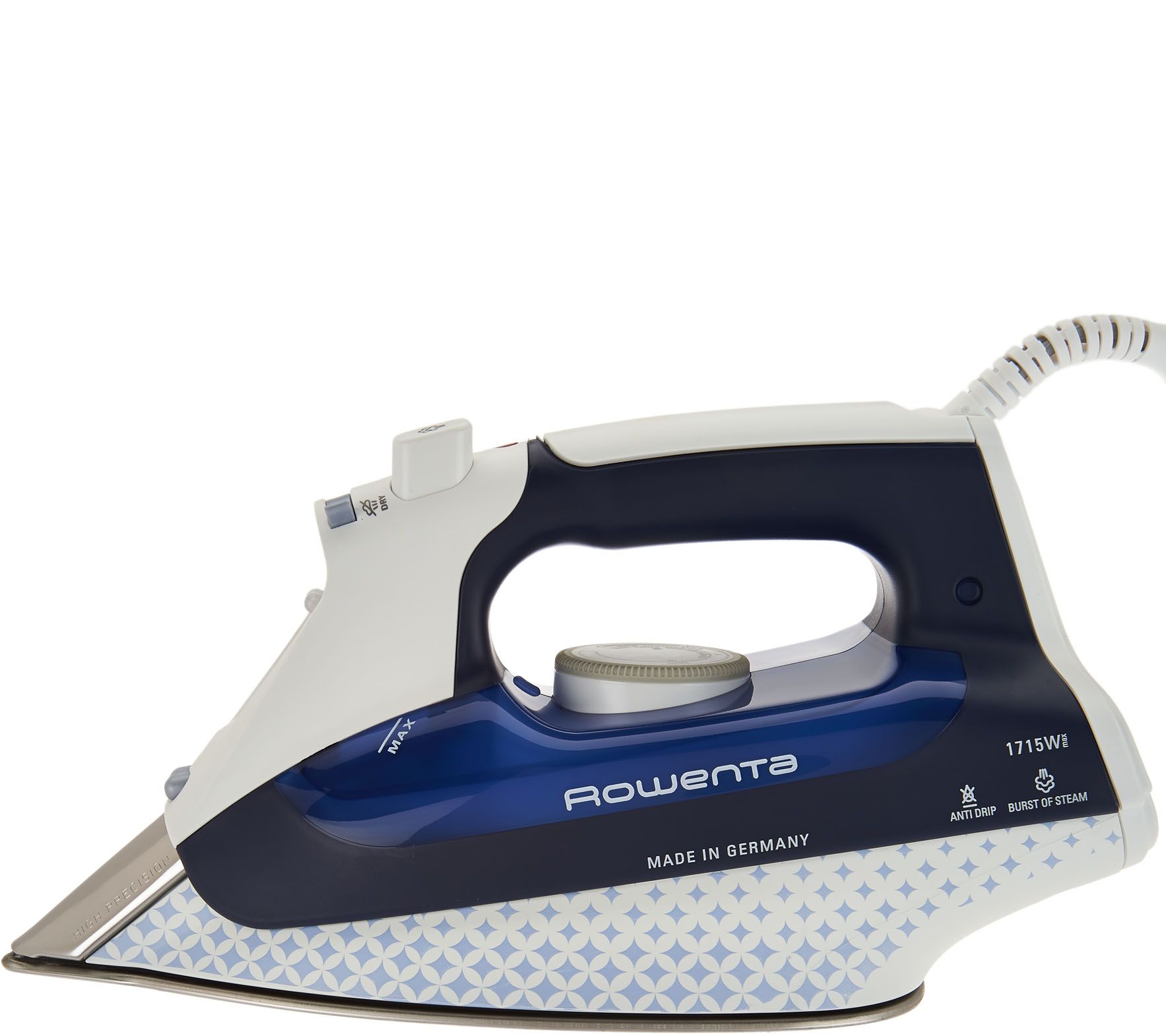 Rowenta 1715 Watt Focus Steam Iron with Gift Box - QVC.com