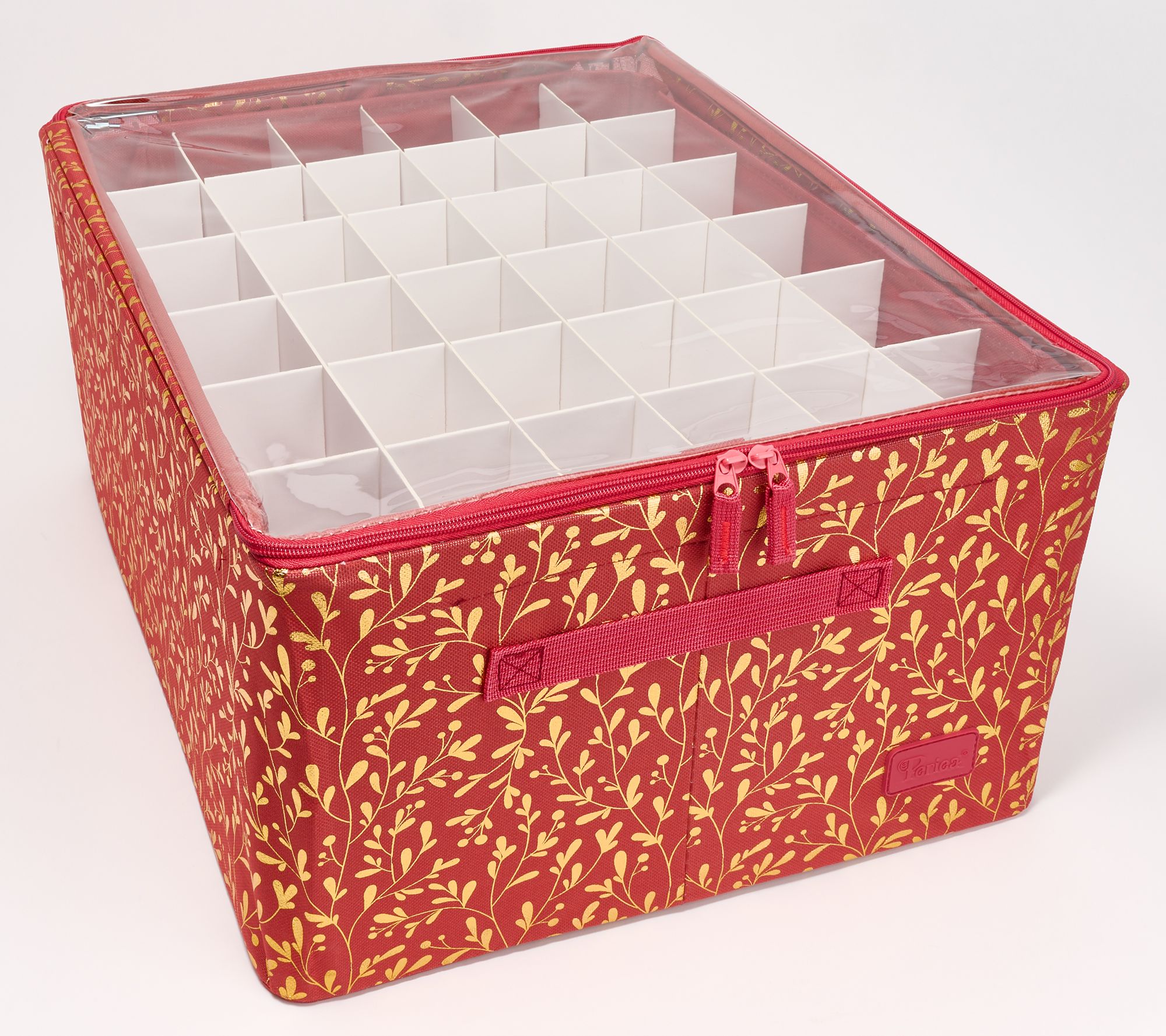 "As Is" Periea 72-Piece Collapsible Ornament Storage Box - QVC.com