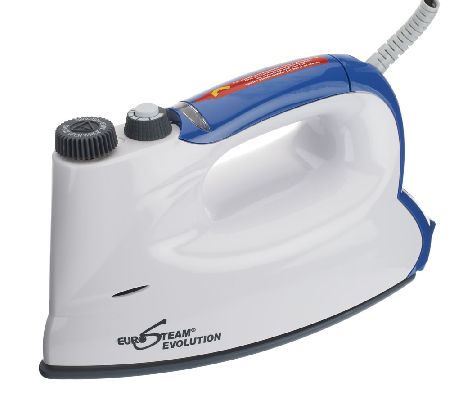Eurosteam Steam Iron with Ceramic Soleplate - QVC.com