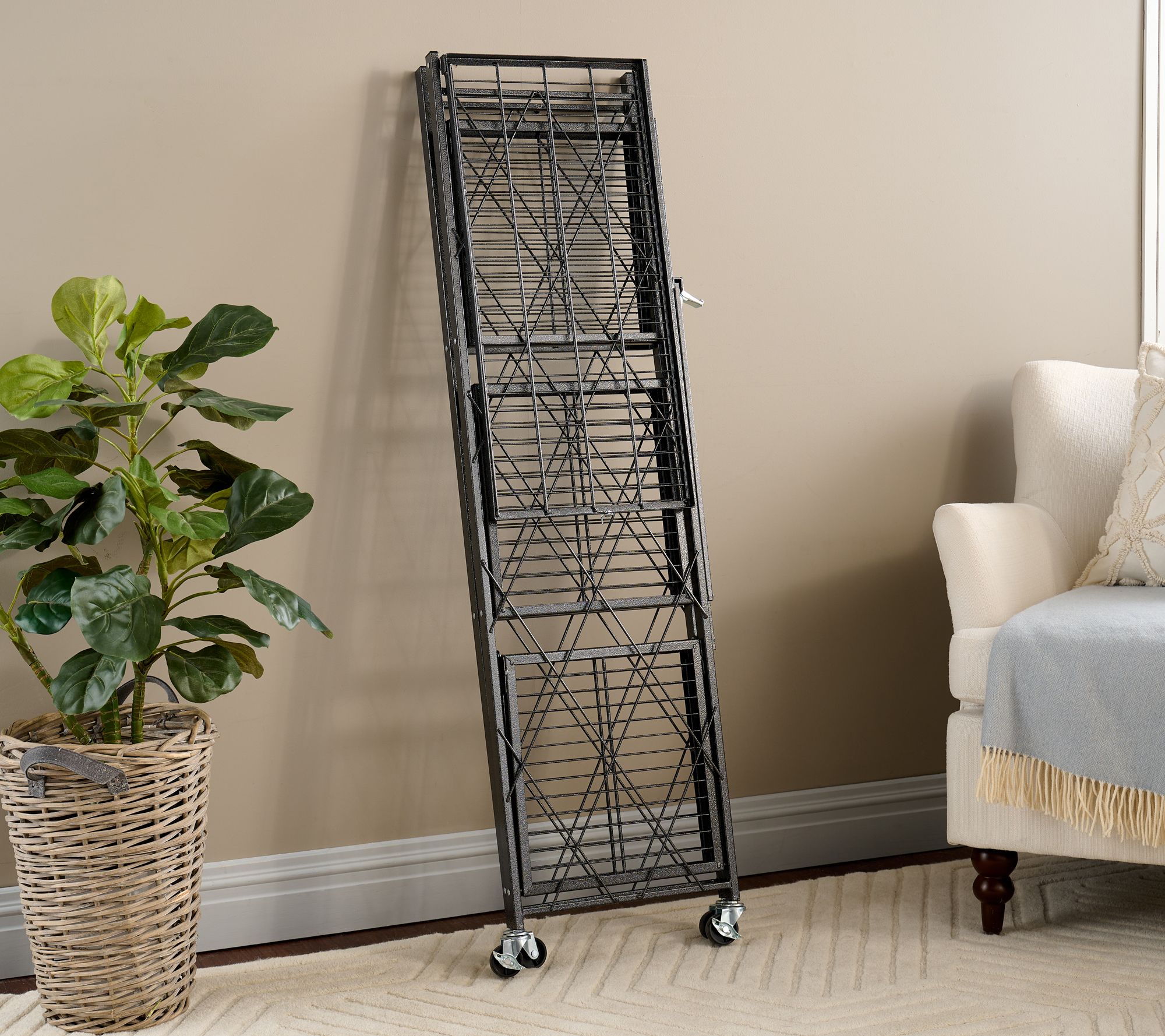 "As Is" Pop-It 4 Tier Collapsible Wire Rack - QVC.com