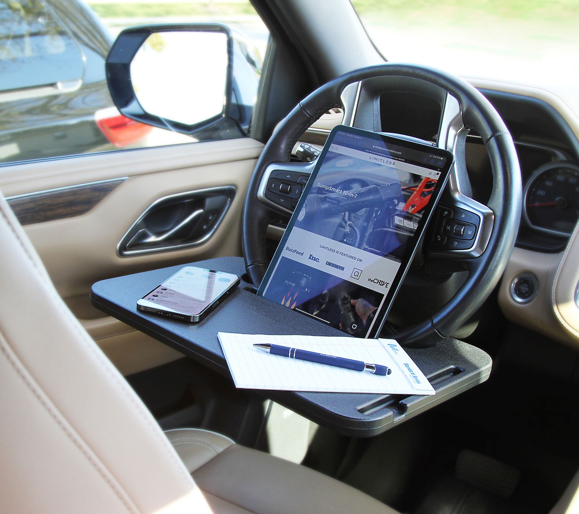 Limitless RoadWarrior 2-in-1 Convertible Wheel/Desk Tray - QVC.com