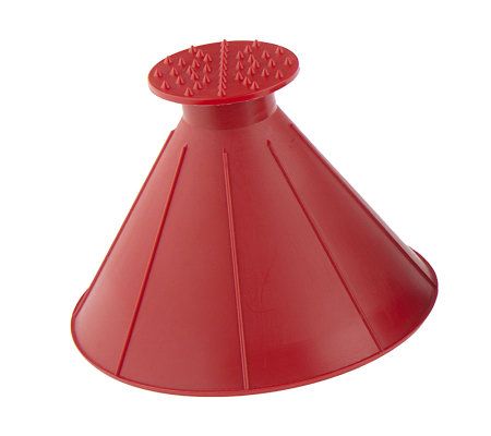 Scrape-A-Round Set of 4 Cone-Shaped Ice Scrapers - QVC.com