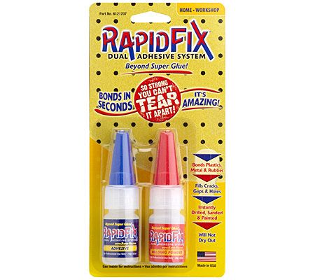 Rapid Fix Multi-Purpose Dual Adhesive Glue and Filler Set - QVC.com