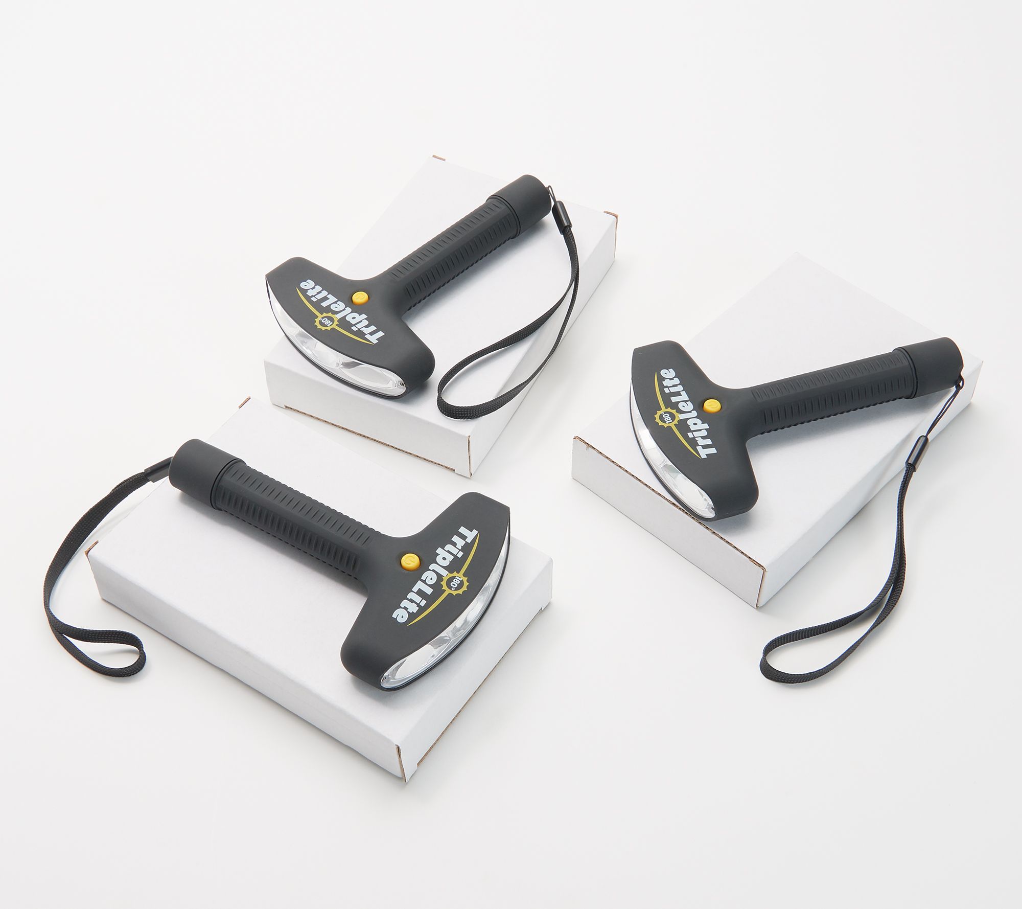 Triplelite Set of 3 300-Lumen 180 Degree Flashlights - QVC.com
