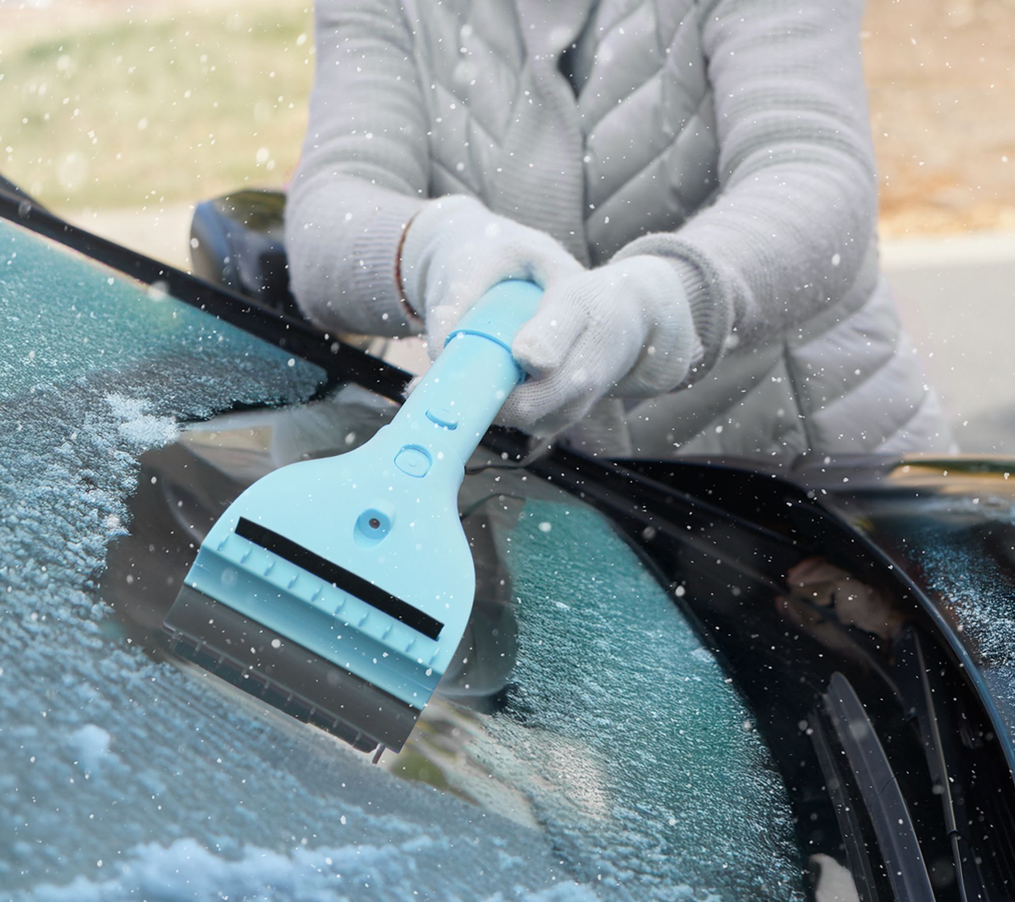 Limitless 12-Volt Heated Ice Scraper w/ LED Light - QVC.com